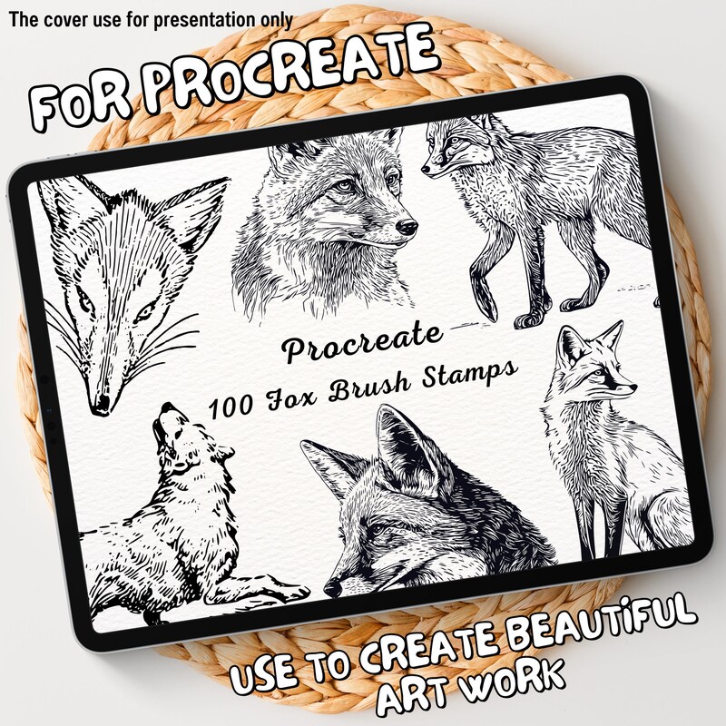 Fox Stamp - Etsy