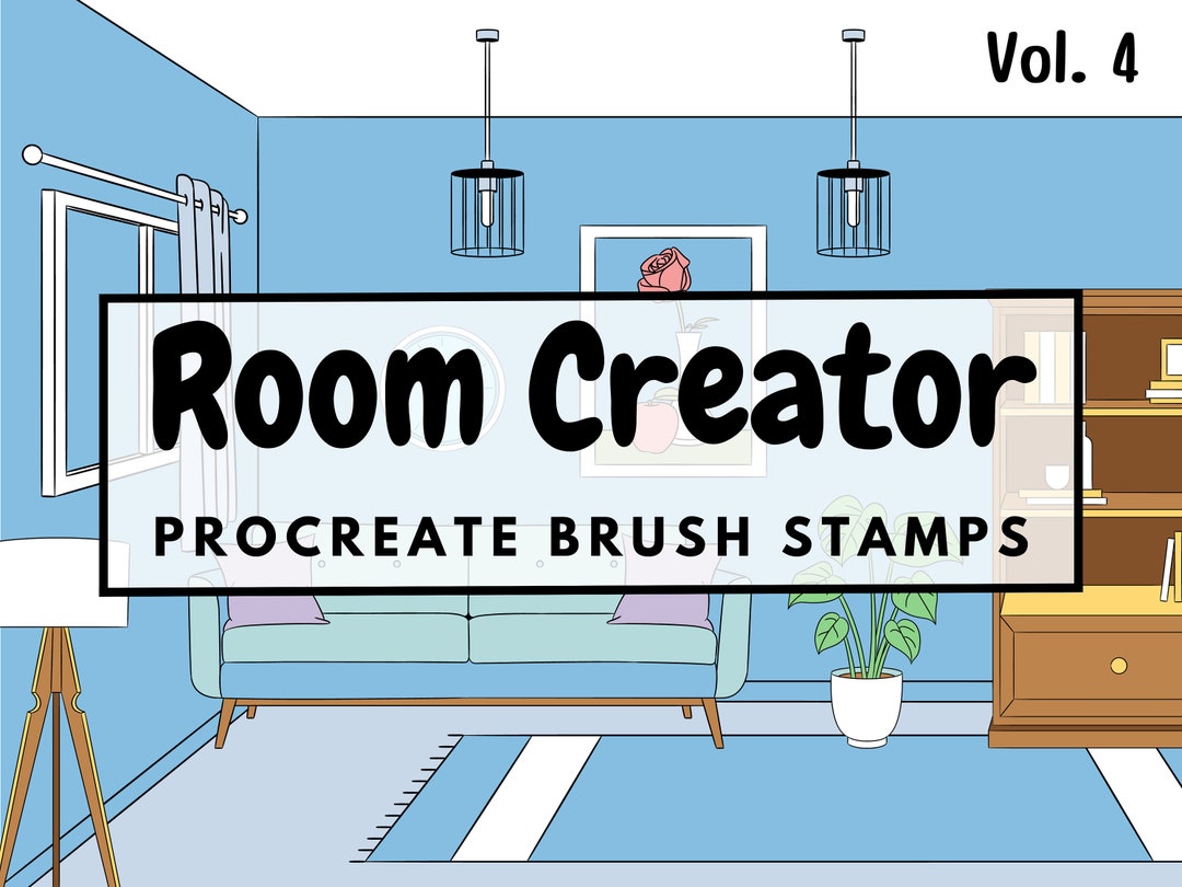 Room Creator Brush Stamps | Procreate Room Creator Brush Stamps | Room ...