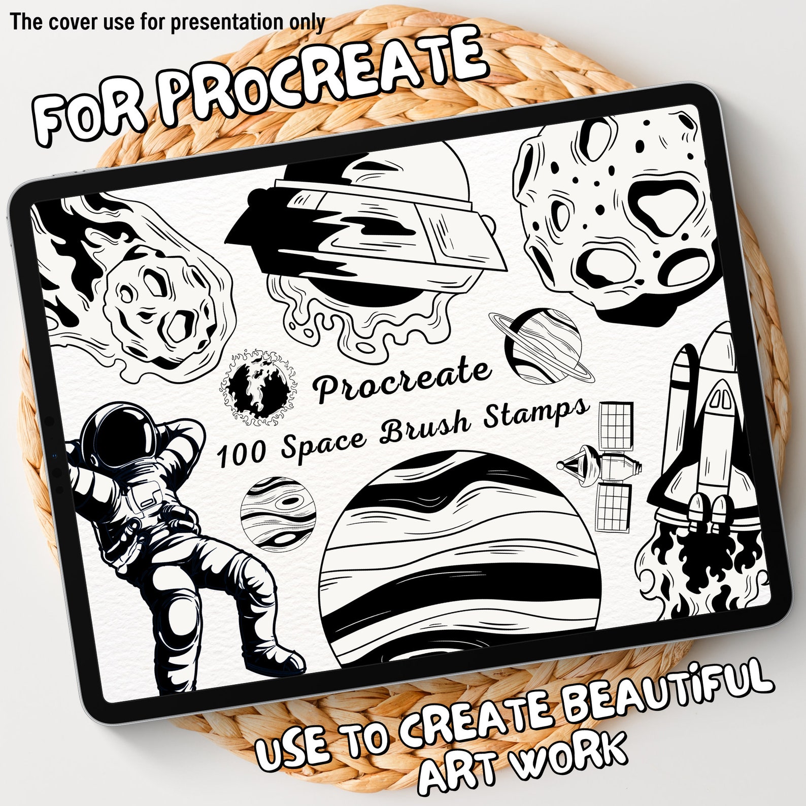 100 Space Brush Stamps | Procreate Space Brush Stamps | Space Procreate Stamps | Procreate Space ...