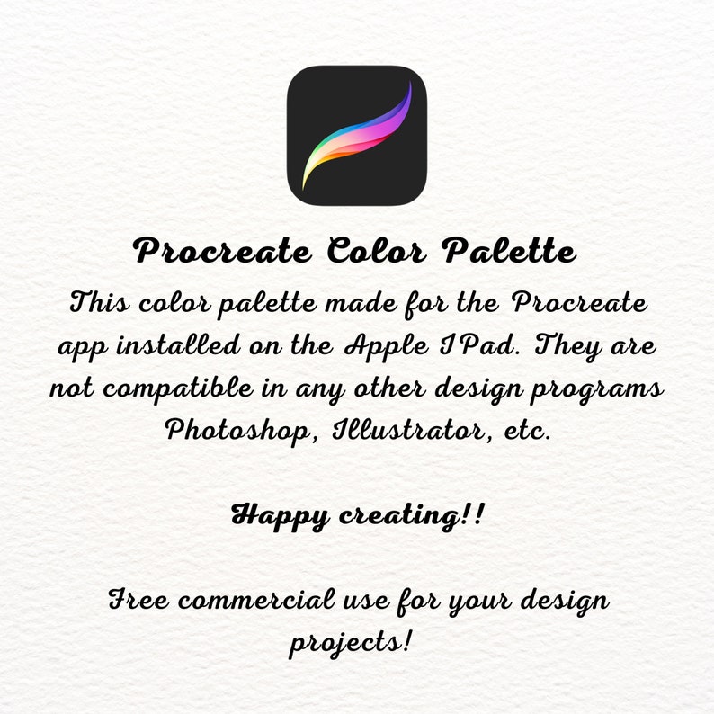 Procreate Color Palette | Procreate Palette | Procreate Swatches ...