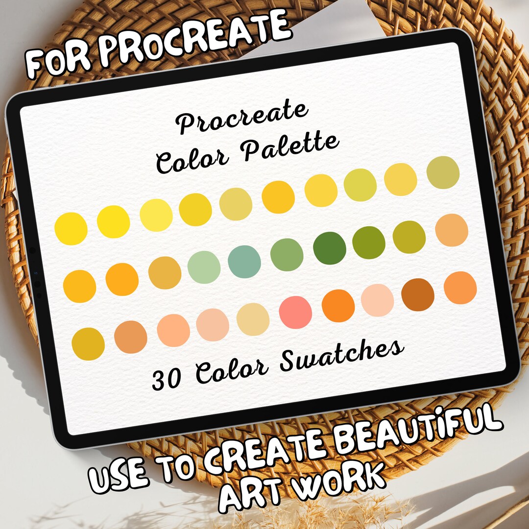 Procreate Color Palette | Procreate Palette | Procreate Swatches ...