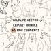 Wildlife Vector Clipart Bundle Wildlife Vector Clipart Wildlife Clipart ...