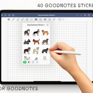 Dog Goodnotes Stickers | Dog Digital Stickers | Dog Planner Stickers ...