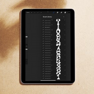 Alphabet Brush Stamps | Procreate Alphabet Brush Stamps | Alphabet ...