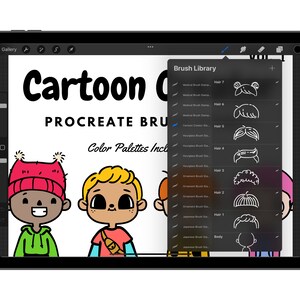 Cartoon Creator Brush Stamps | Procreate Cartoon Creator Brush Stamps ...