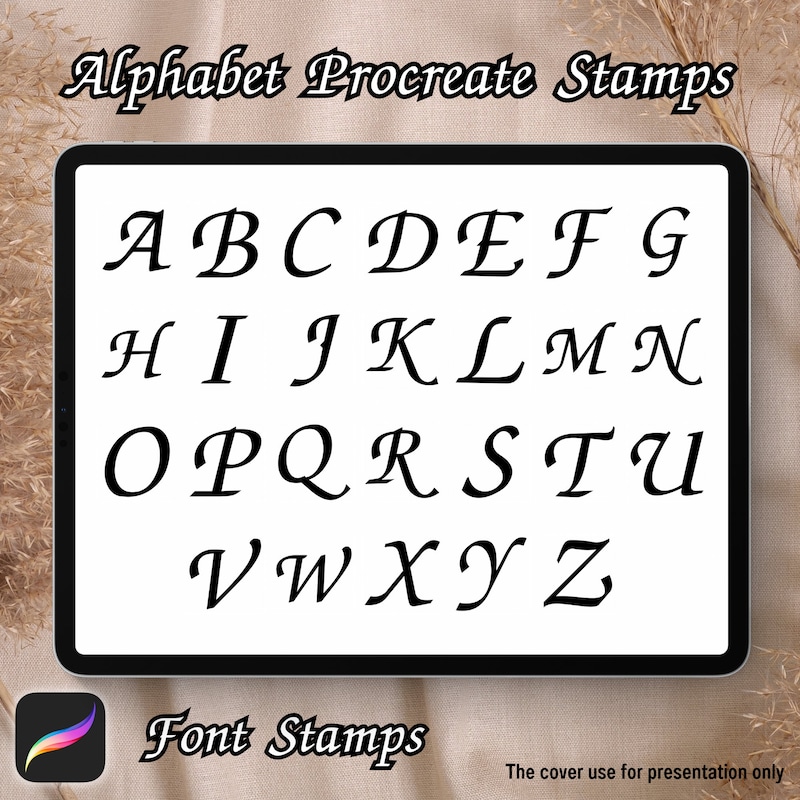 Cursive Alphabet Stamps - Etsy