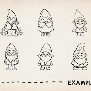 Gnome SVG Bundle, Christmas Gnome Cut Files, Holiday Vector Cricut - Etsy