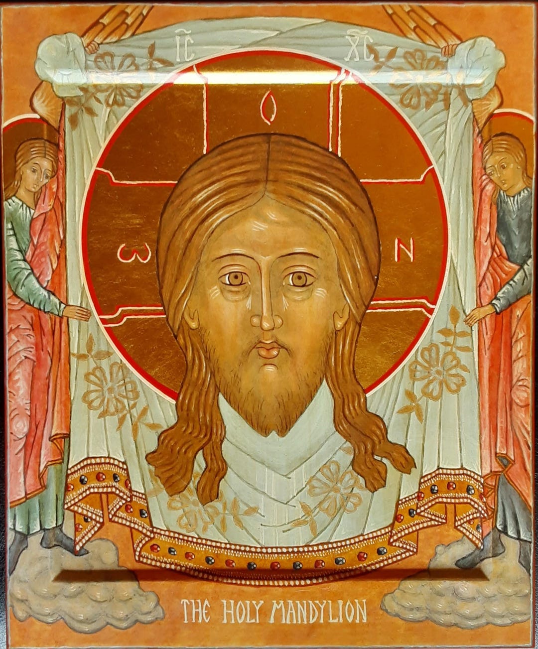 Holy Face of Jesus Icon; Holy Mandylion; Hand-painted in the Ancient ...