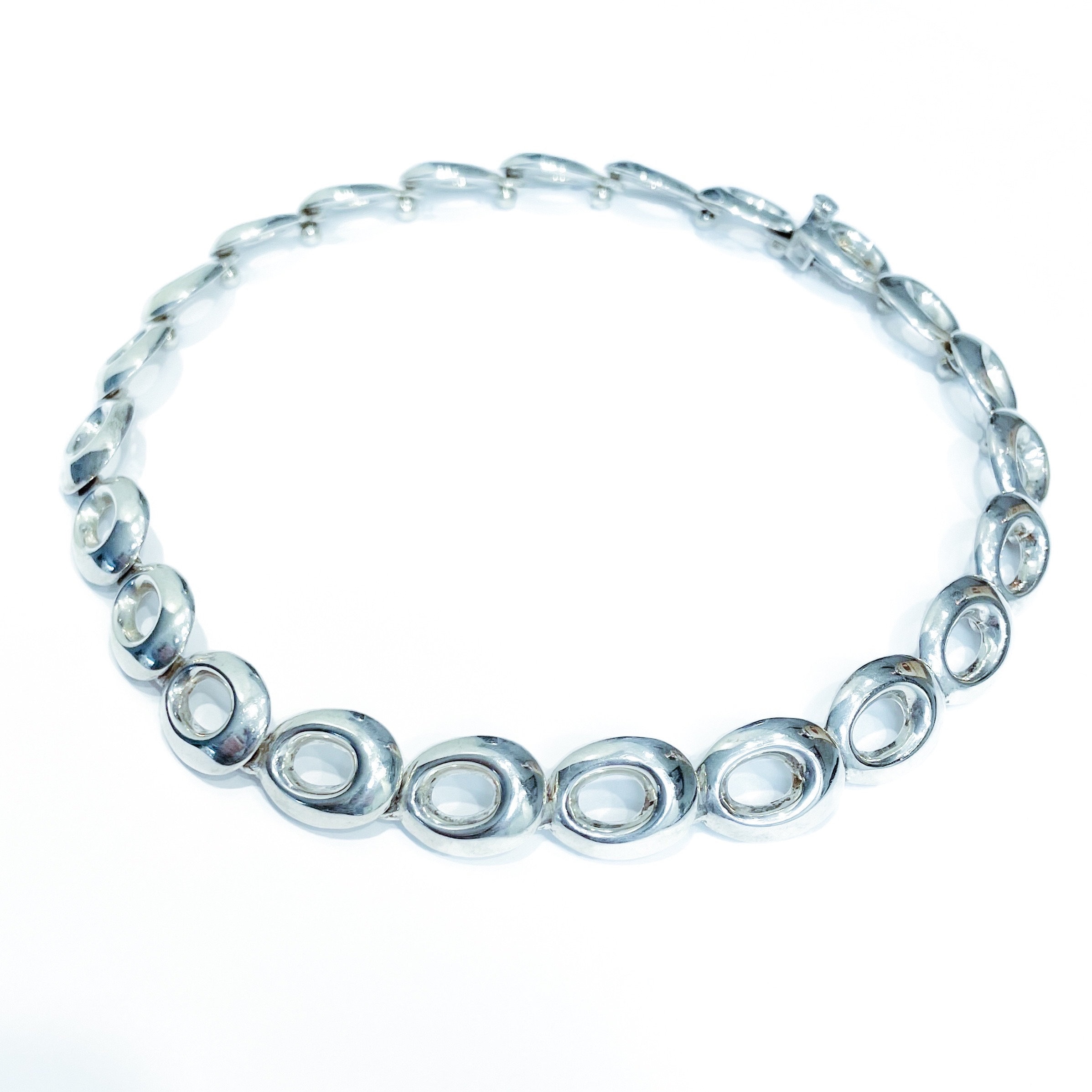 Vintage Taxco Mexico Sterling Necklace | Etsy