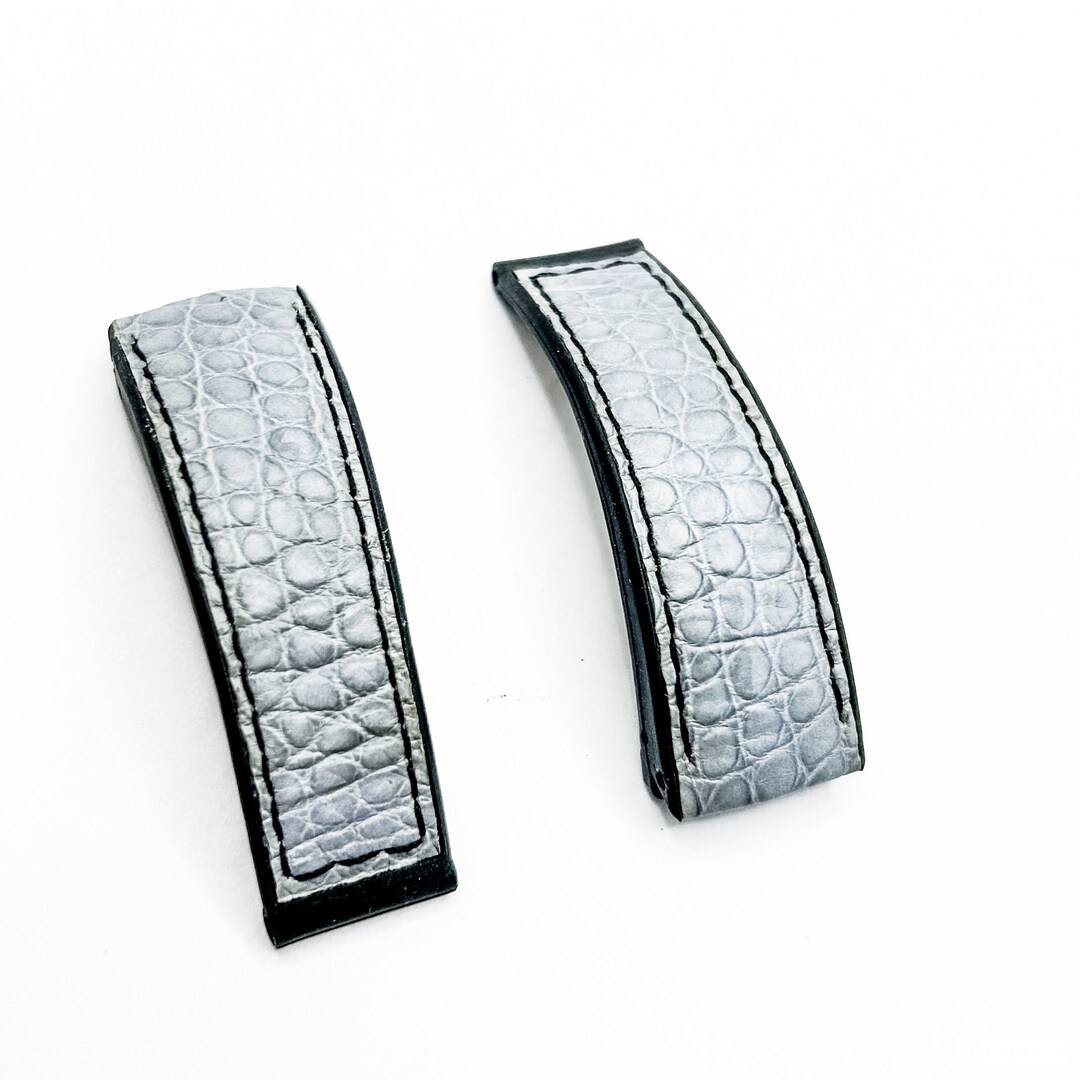 Estate Corum Deployment Watch Strap Gray Rubber Deployment Strap With ...