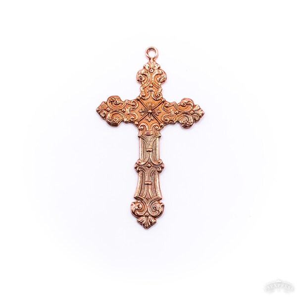 Large Copper Cross - Etsy