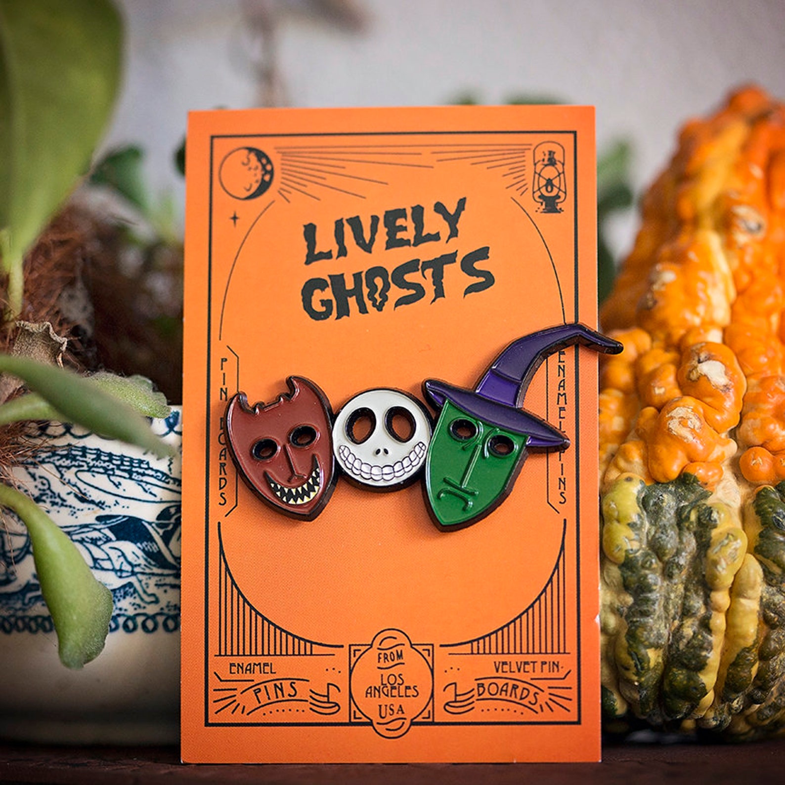 Trick or Treaters Soft Enamel Pin | Push Back Pin | Nightmare Before ...