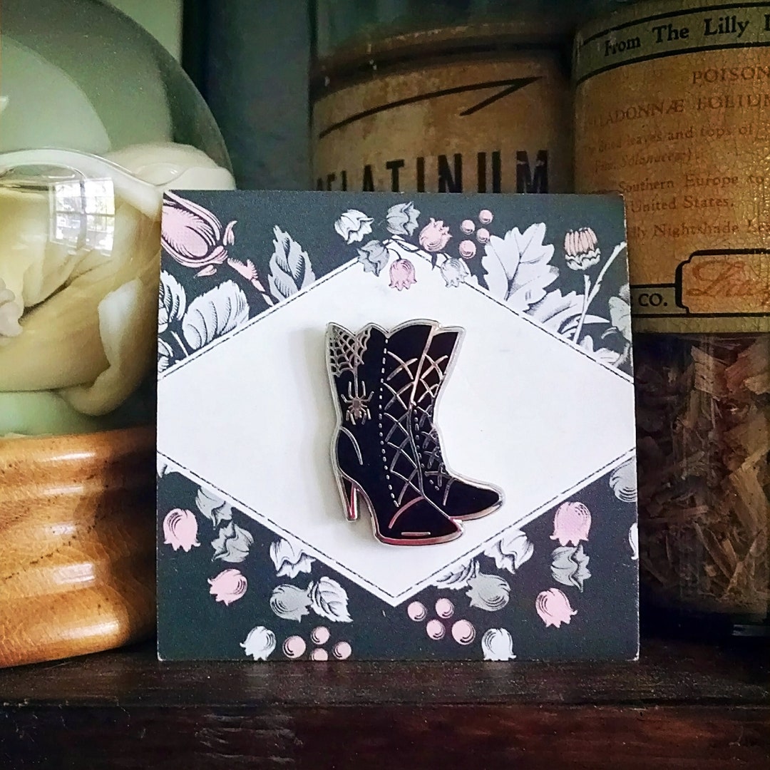 Witch Boots Enamel Pin | Witchs Boot | Victorian Gothic | Witchy ...