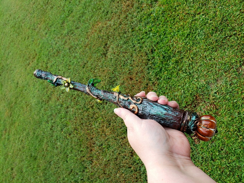 Light up LED Magic Wand With Switch Pumpkin Style - Etsy