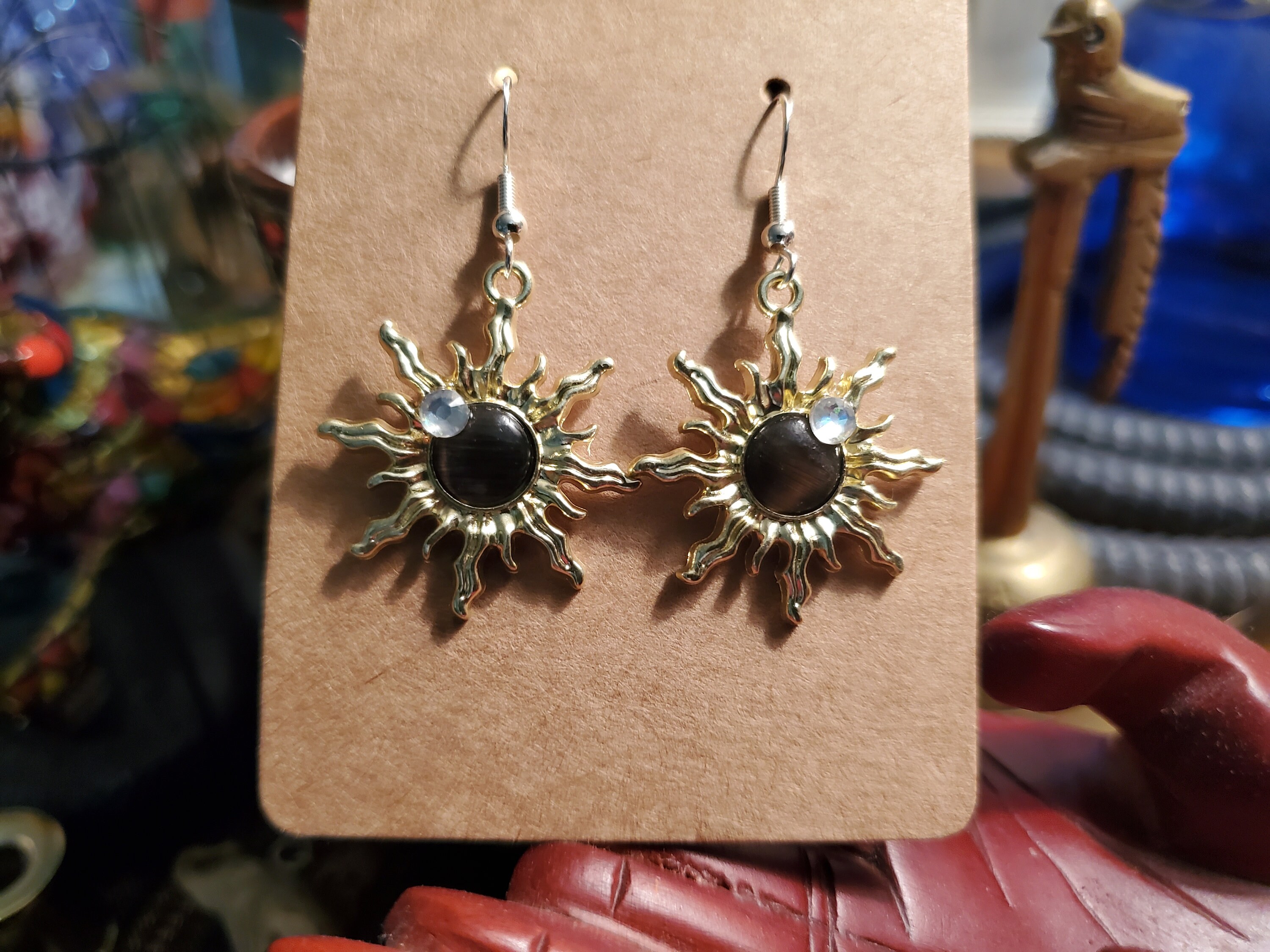 Solar Eclipse Pendant Necklace earrings Sold Separately Total Eclipse ...