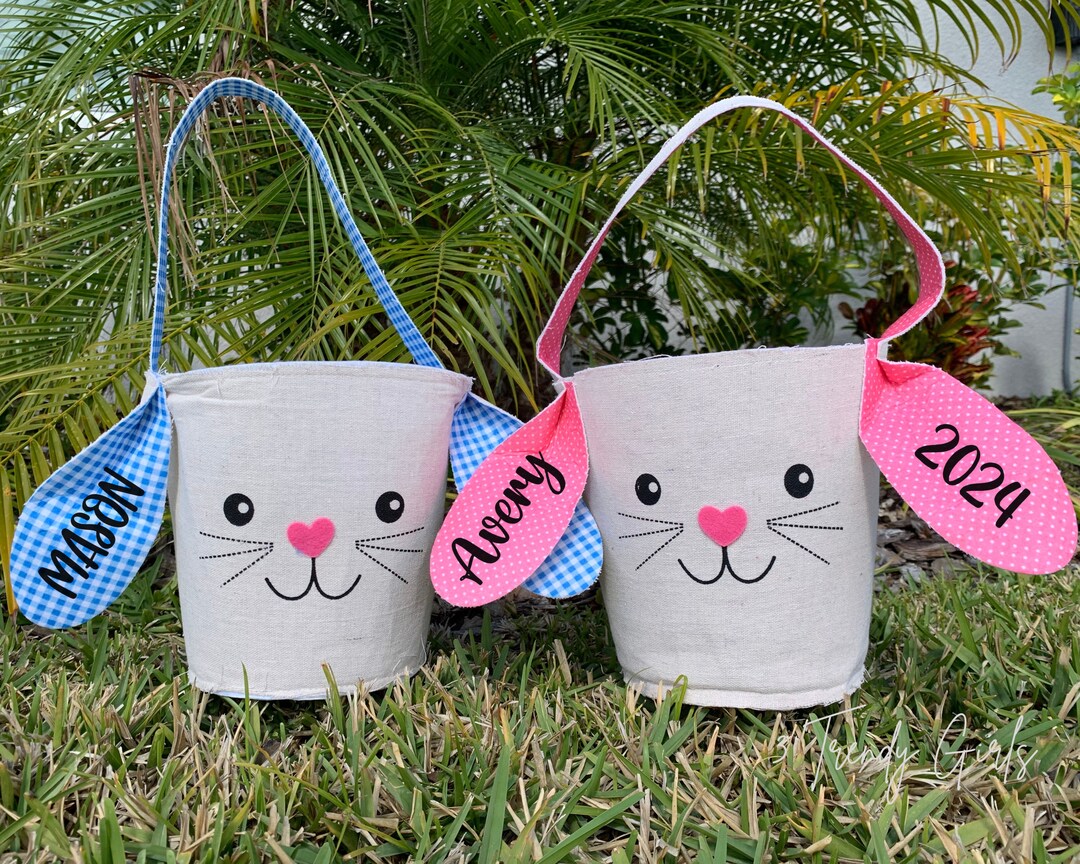 Easter Basket, Personalized Easter Basket, Custom Easter Basket, Kids Easter Basket, Easter ...