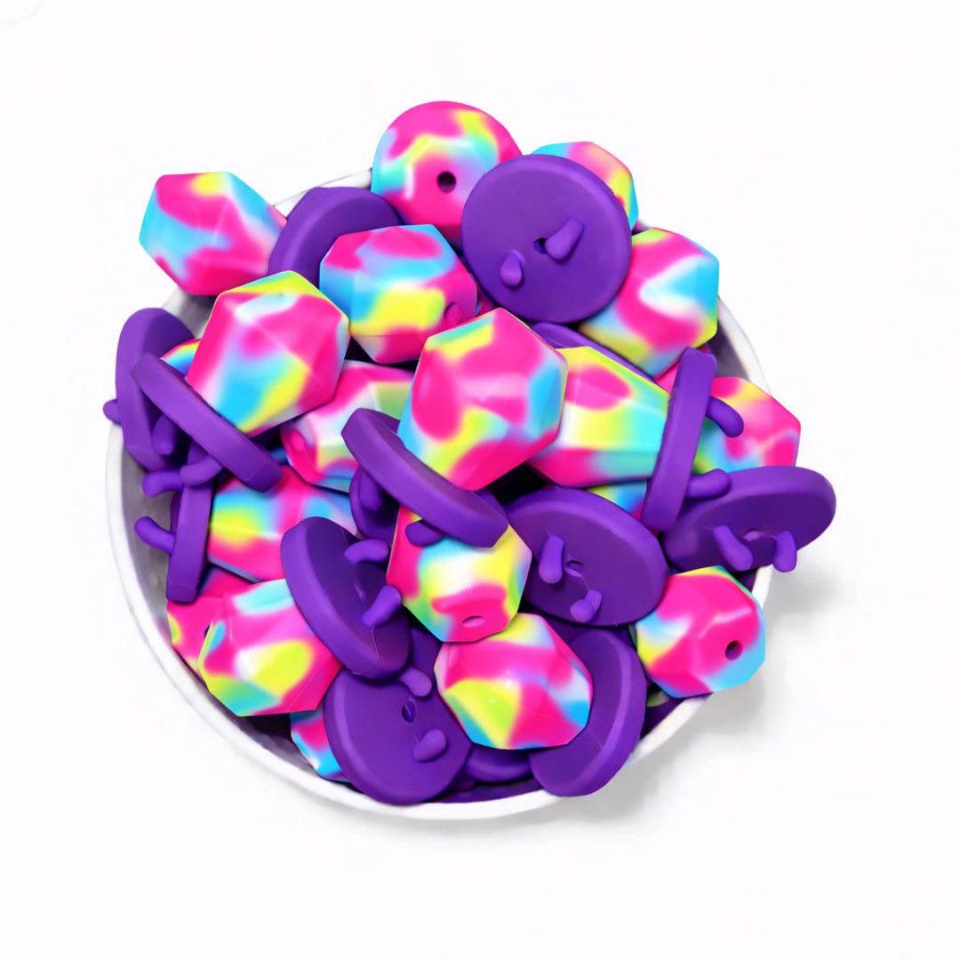 2 Pack Ring Pop Focal Bead | Candy Silicone Beads - Etsy