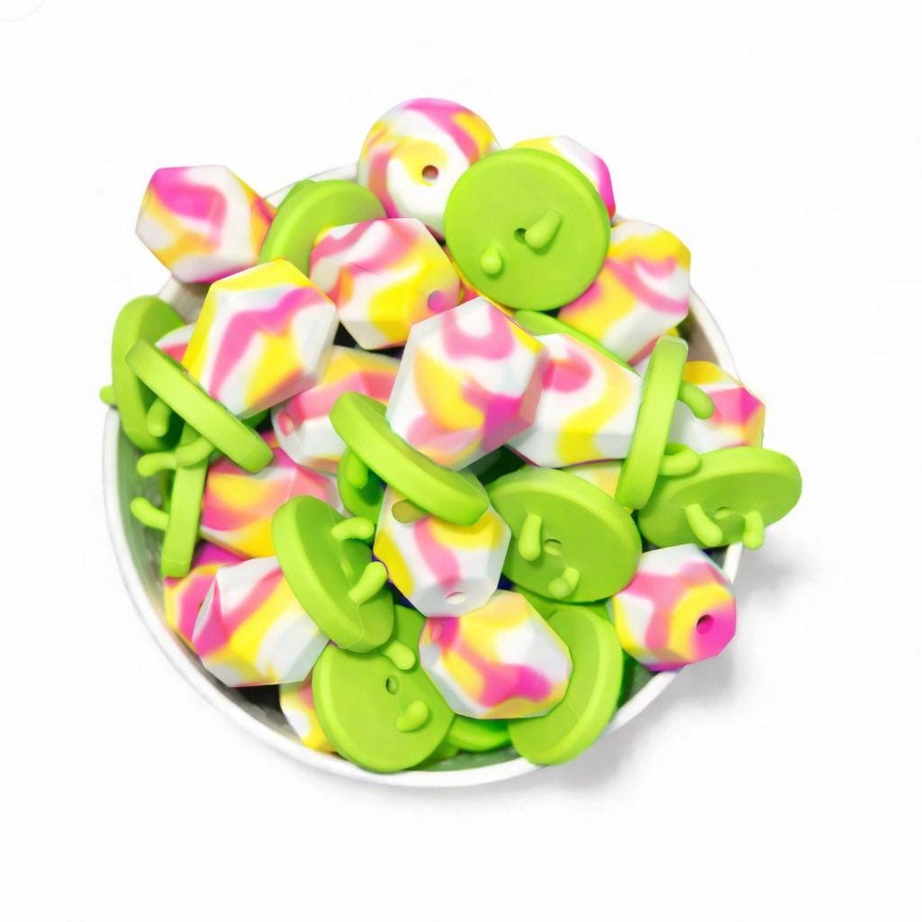 2 Pack Ring Pop Focal Bead | Candy Silicone Beads - Etsy