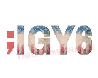 IGY6 Vinyl Decal, I Got Your Six, Blue Lives Matter, Thin Blue Line ...