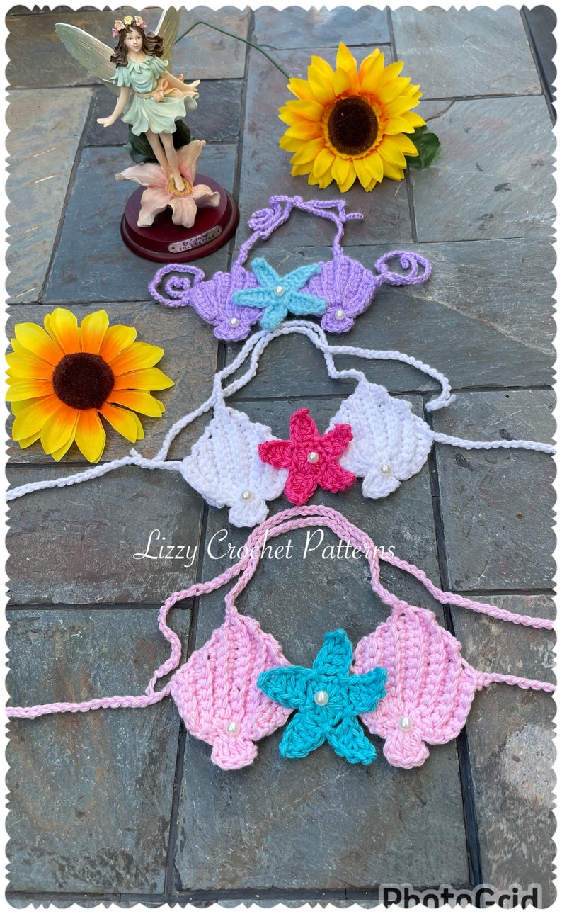 Crochet Mermaid Top PATTERN ONLY 1-5 Years PDF Instant Download - Etsy