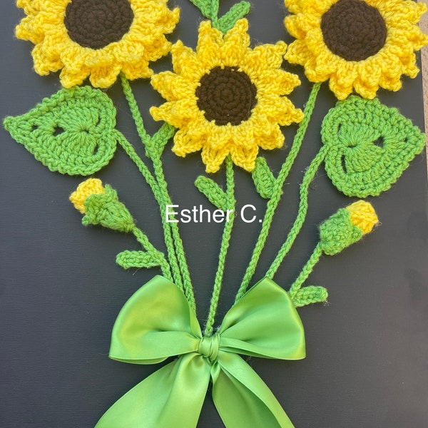 Sunflower Applique - Etsy