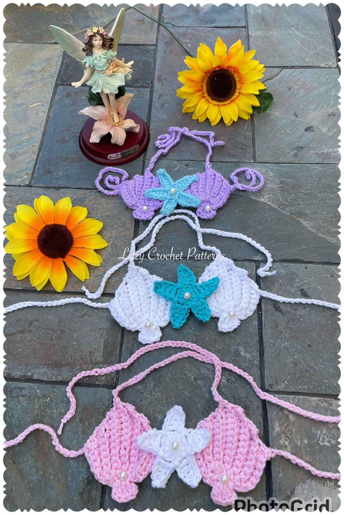 Crochet Mermaid Top PATTERN ONLY 1-5 Years PDF Instant Download - Etsy