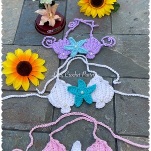 Crochet Mermaid Top PATTERN ONLY 1-5 Years PDF Instant Download - Etsy