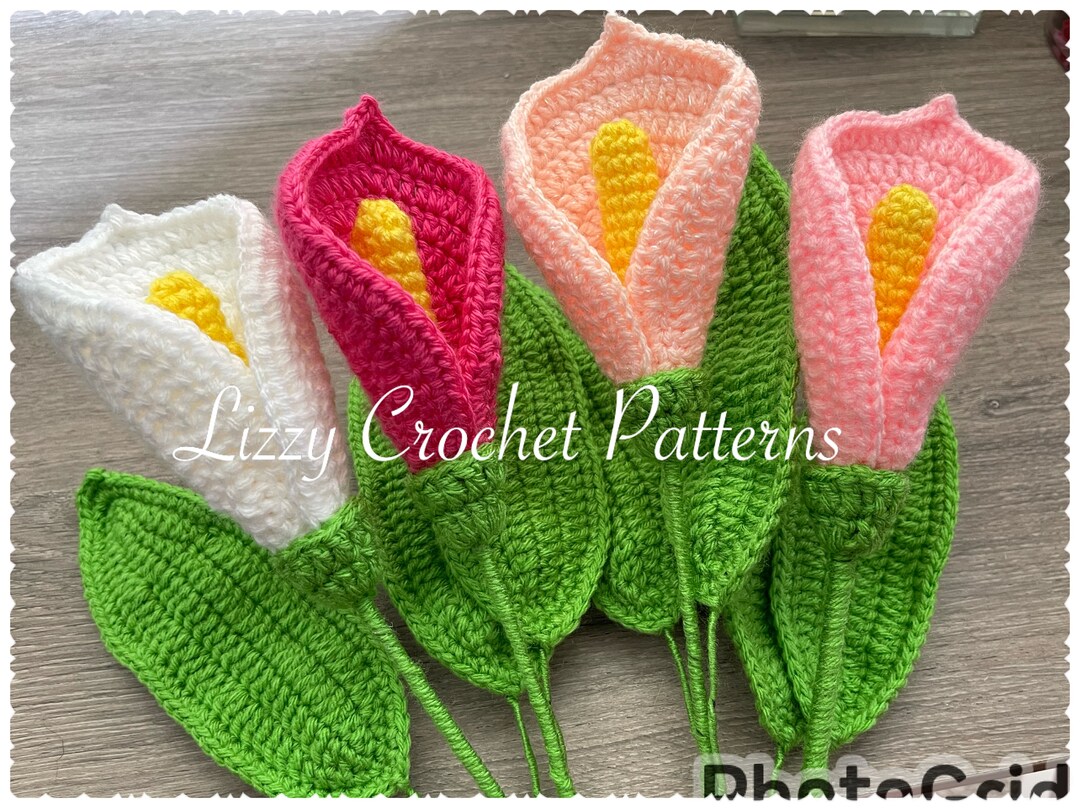 Crochet Calla Lily Pattern - Etsy