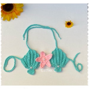 Crochet Mermaid Top PATTERN ONLY 1-5 Years PDF Instant Download - Etsy