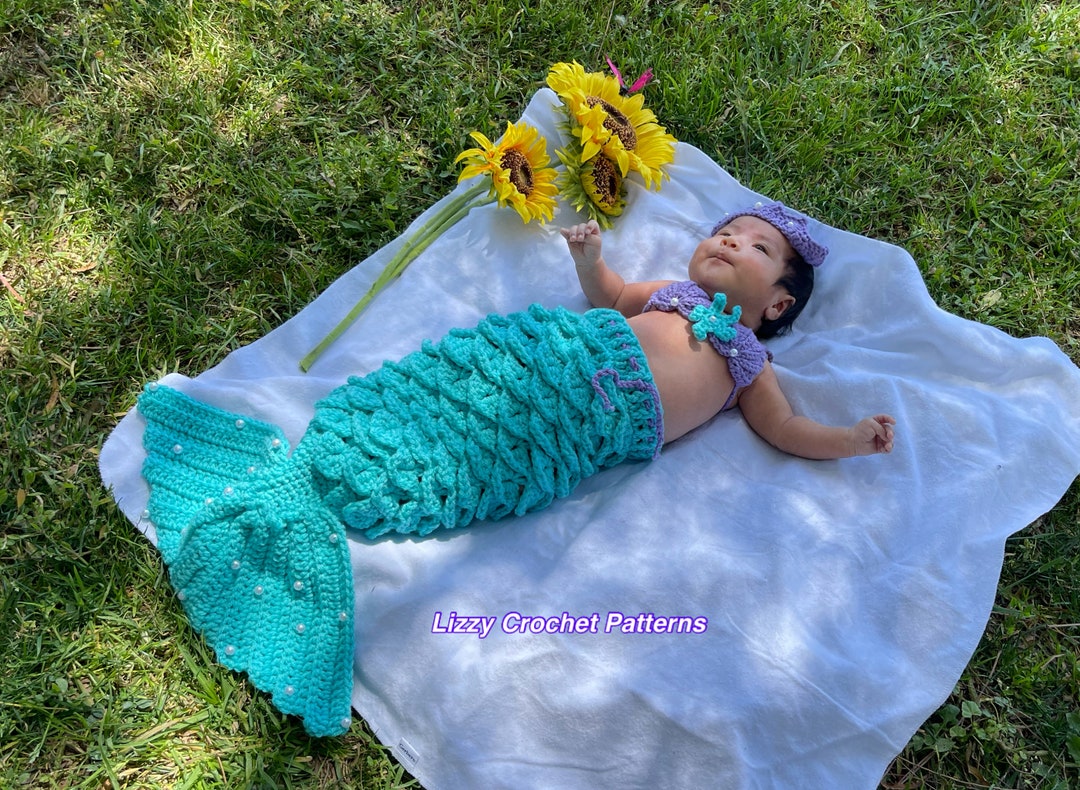 Mermaid Tail Pattern Newborn PDF Intermediate - Expirienced Level ...