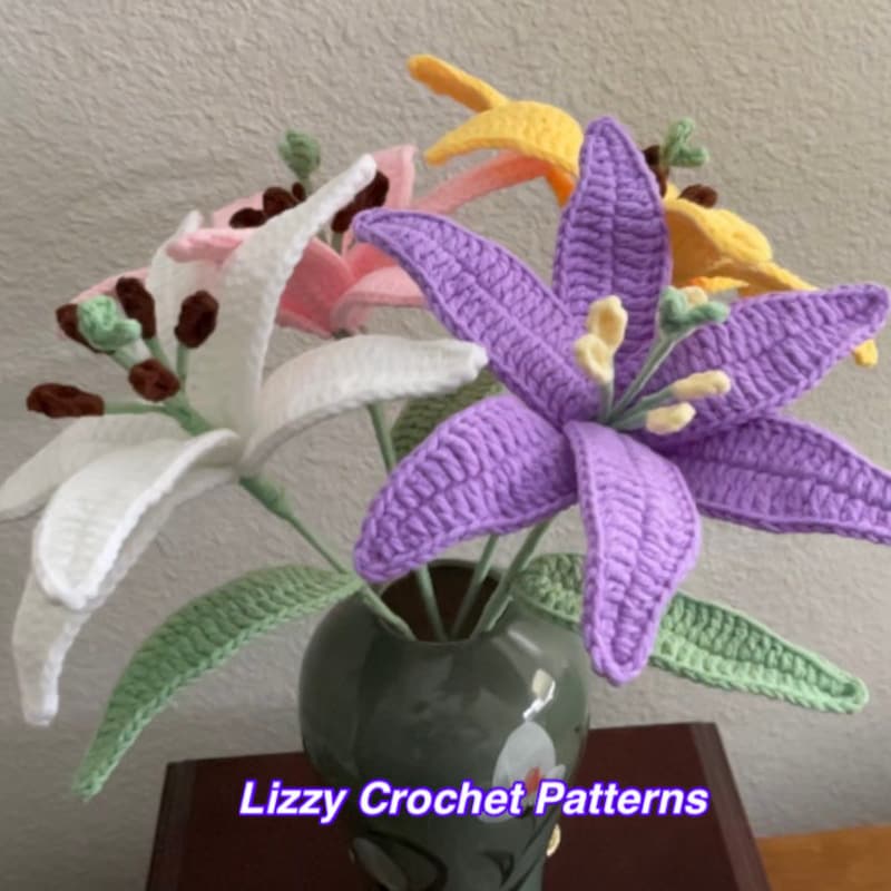 Crochet Lily Pattern - Etsy