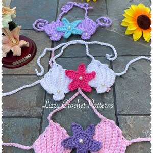 Crochet Mermaid Top PATTERN ONLY 1-5 Years PDF Instant Download - Etsy