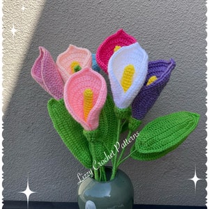 Crochet Calla Lily Pattern - Etsy