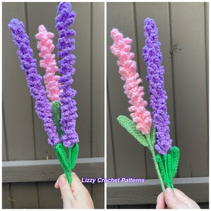 Crochet Lavender Pattern/ Flower DIY Bouquet Pattern Lavender Crochet Pattern - Etsy