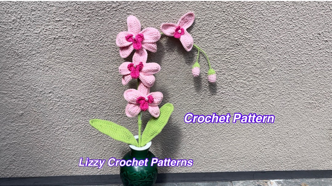 Crochet Orchid PATTERN Only PDF Instant Download - Etsy