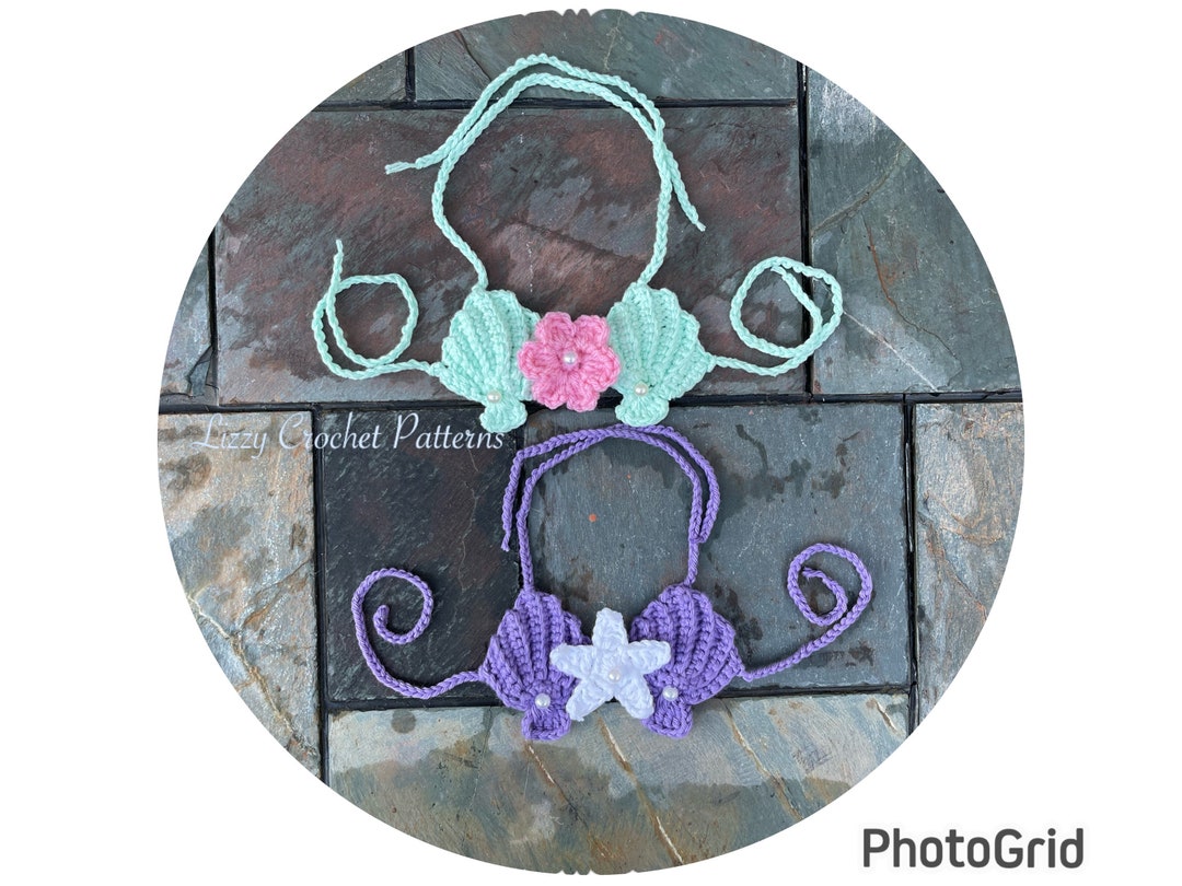 Crochet Mermaid Top PATTERN Only PDF 0-6 Months, Ease to Follow - Etsy