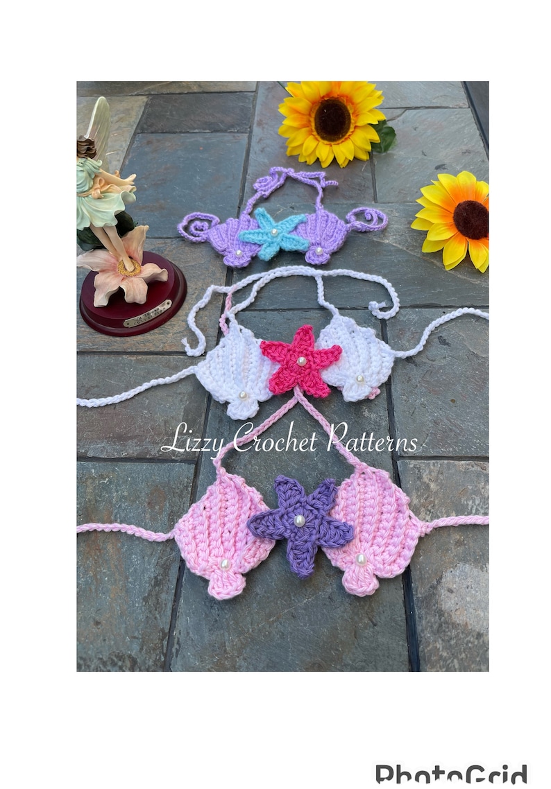 Crochet Mermaid Top PATTERN ONLY 1-5 Years PDF Instant Download - Etsy