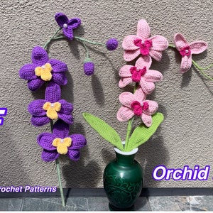 Crochet Orchid PATTERN Only PDF Instant Download - Etsy