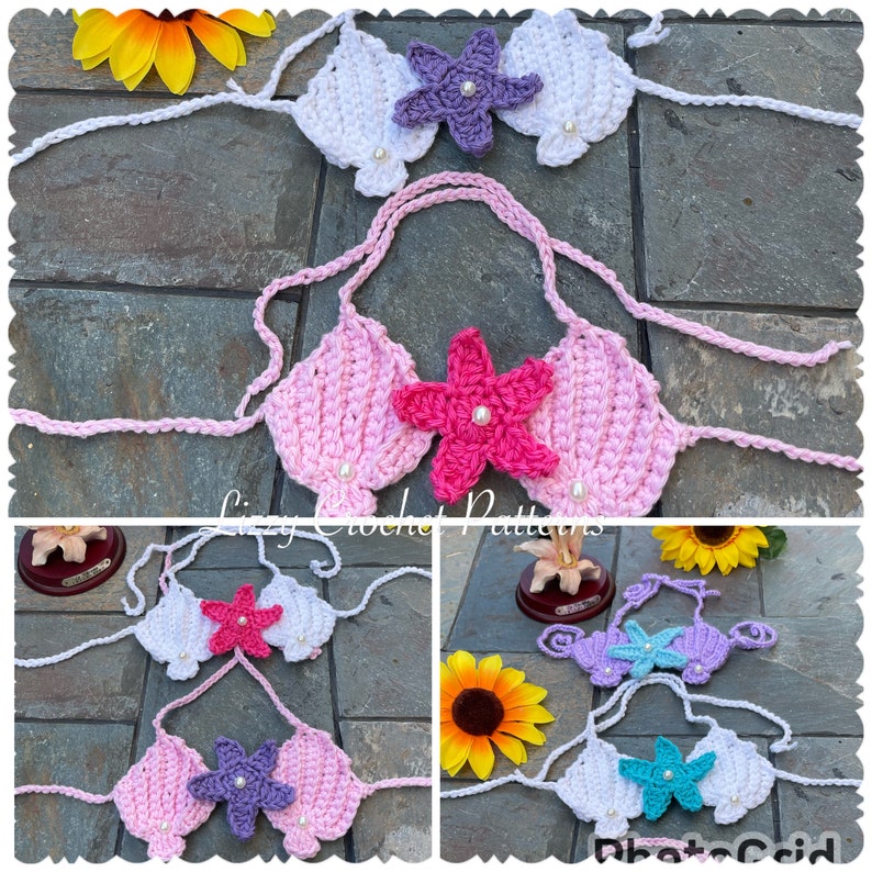 Crochet Mermaid Top PATTERN ONLY 1-5 Years PDF Instant Download - Etsy