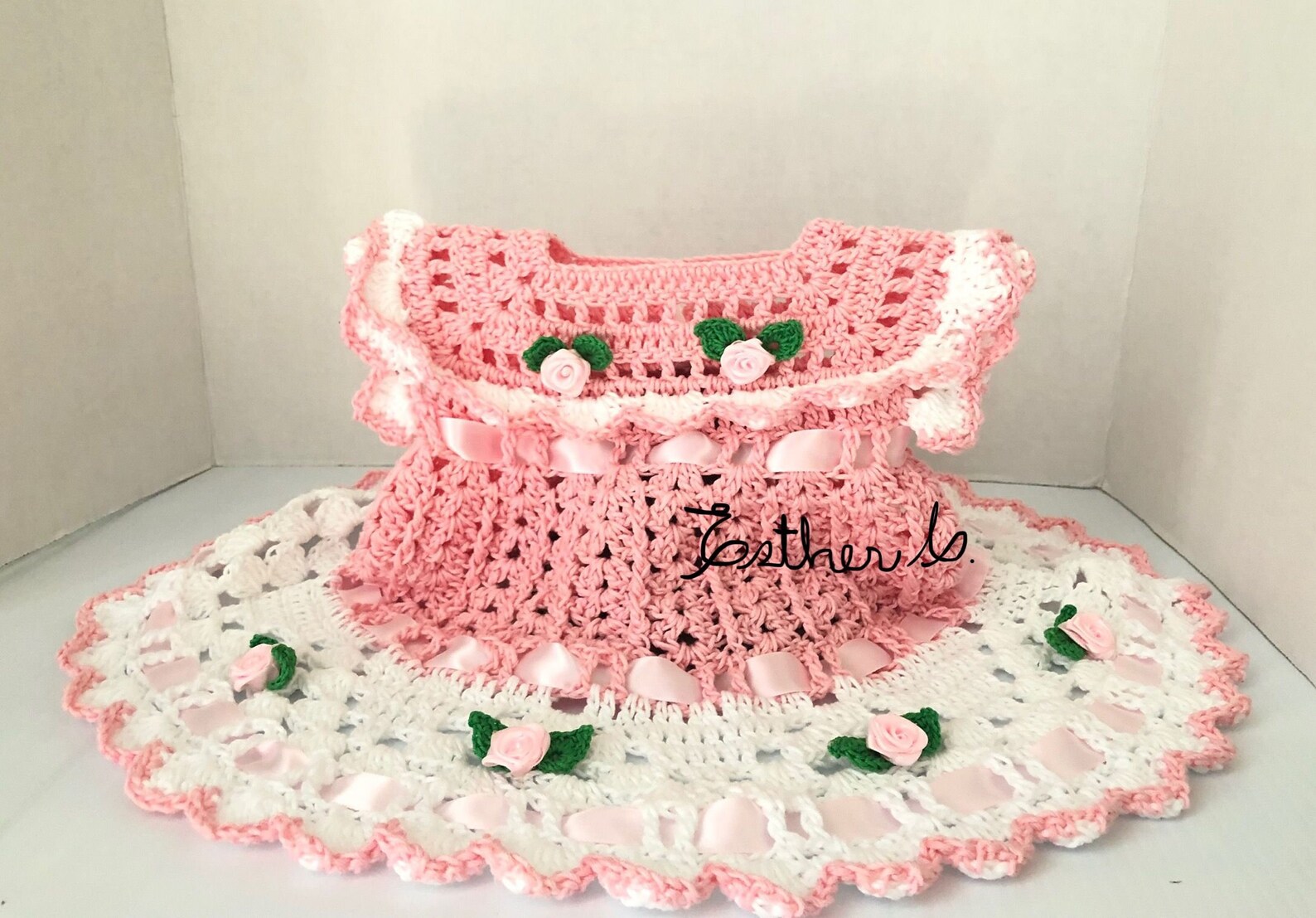 Crochet Baby Dress Pattern PDF 4 Sizes: 0-3 3-6 6-9 and - Etsy