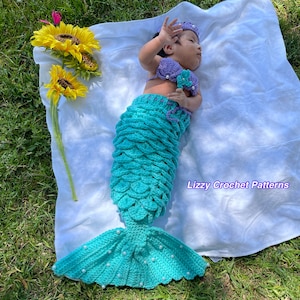 Mermaid Tail Pattern Newborn PDF Intermediate - Expirienced Level ...