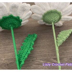 Crochet Daisy Pattern - Crochet Flower Pattern PDF 3D Daisy Flower ...