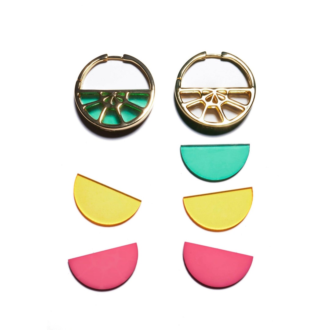 Choose Your Fruits Hoops - Etsy