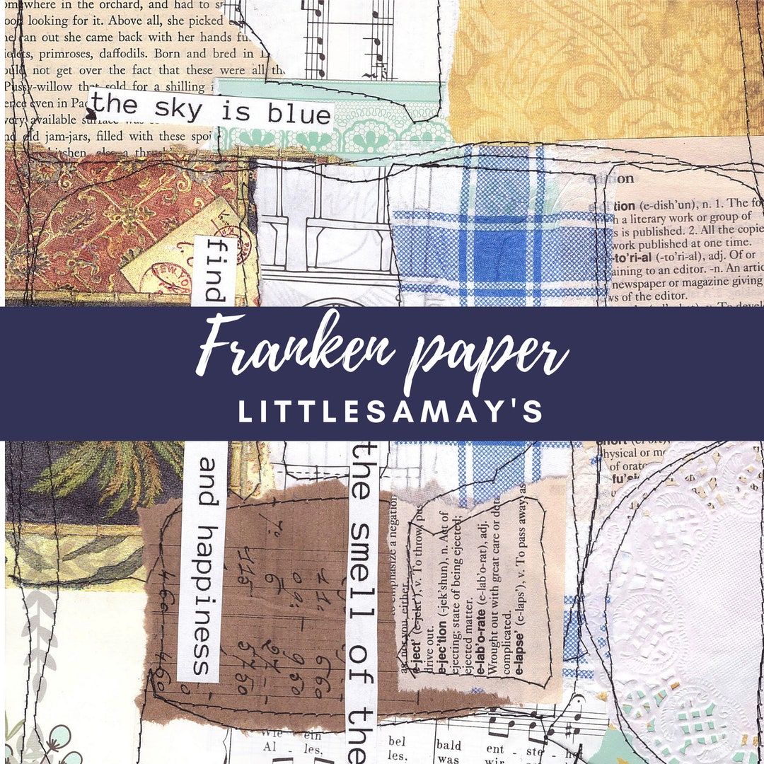 Franken Paper (4), Franken Paper Digital Download, Franken Paper ...