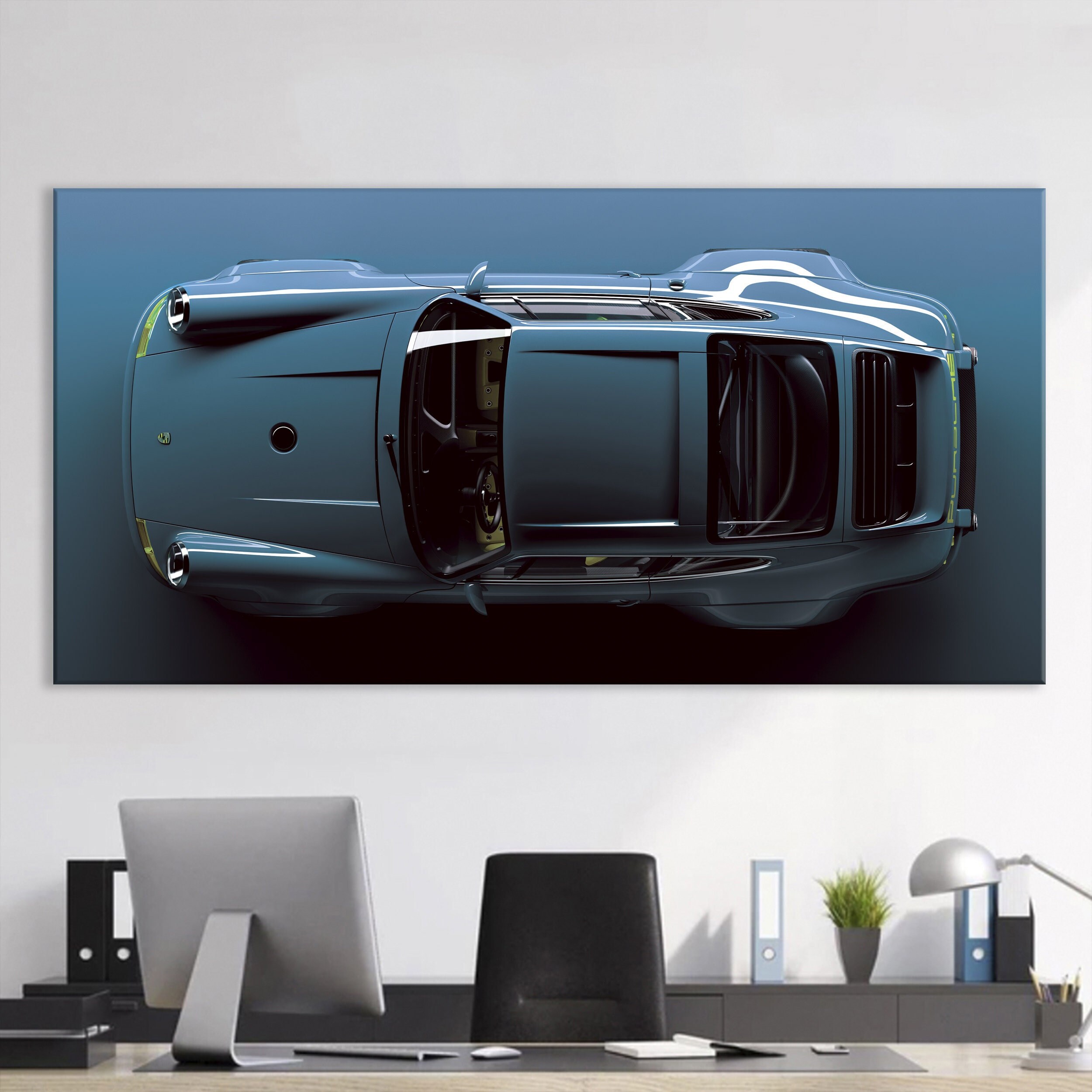 Sport Car Colorful Poster Car Wall Art Print Motivation Office - Etsy