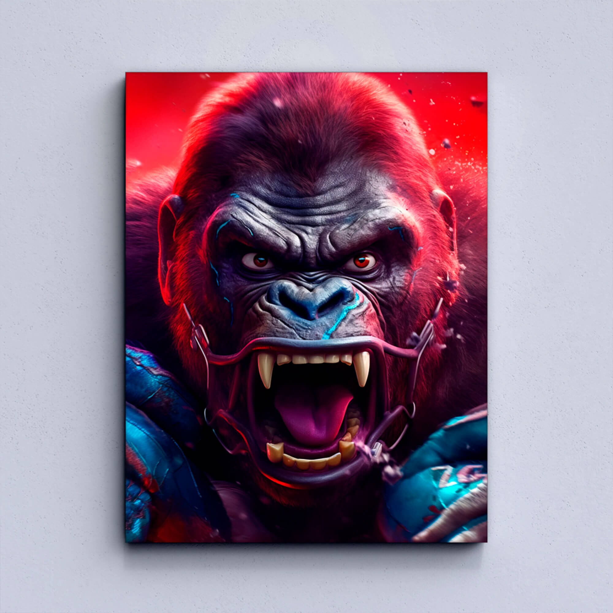 Angry King Painting