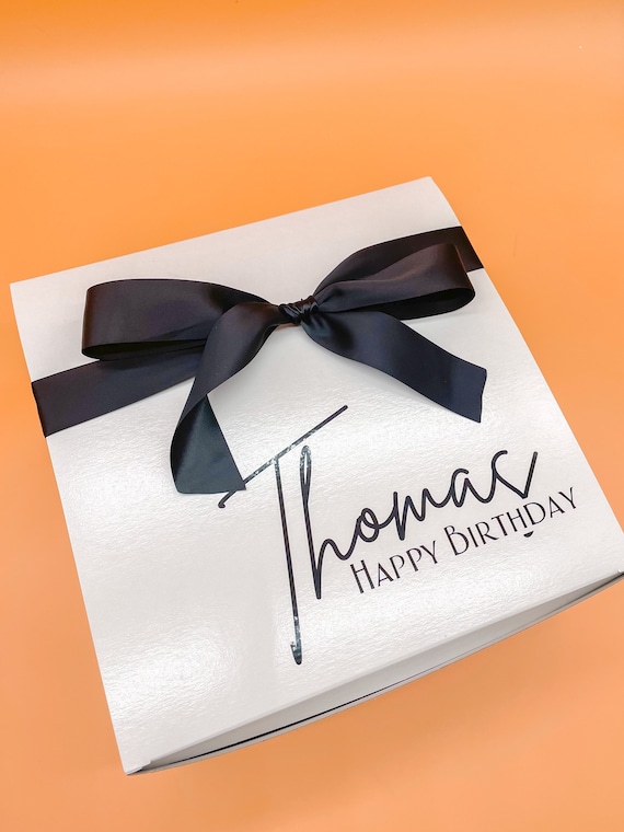 Custom Birthday Box-happy Birthday Box-personalized Gift - Etsy