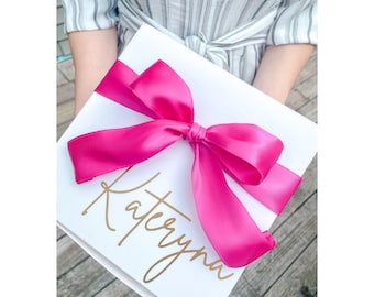 Birthday Gift Box Birthday Gifts for Her White Confetti - Etsy