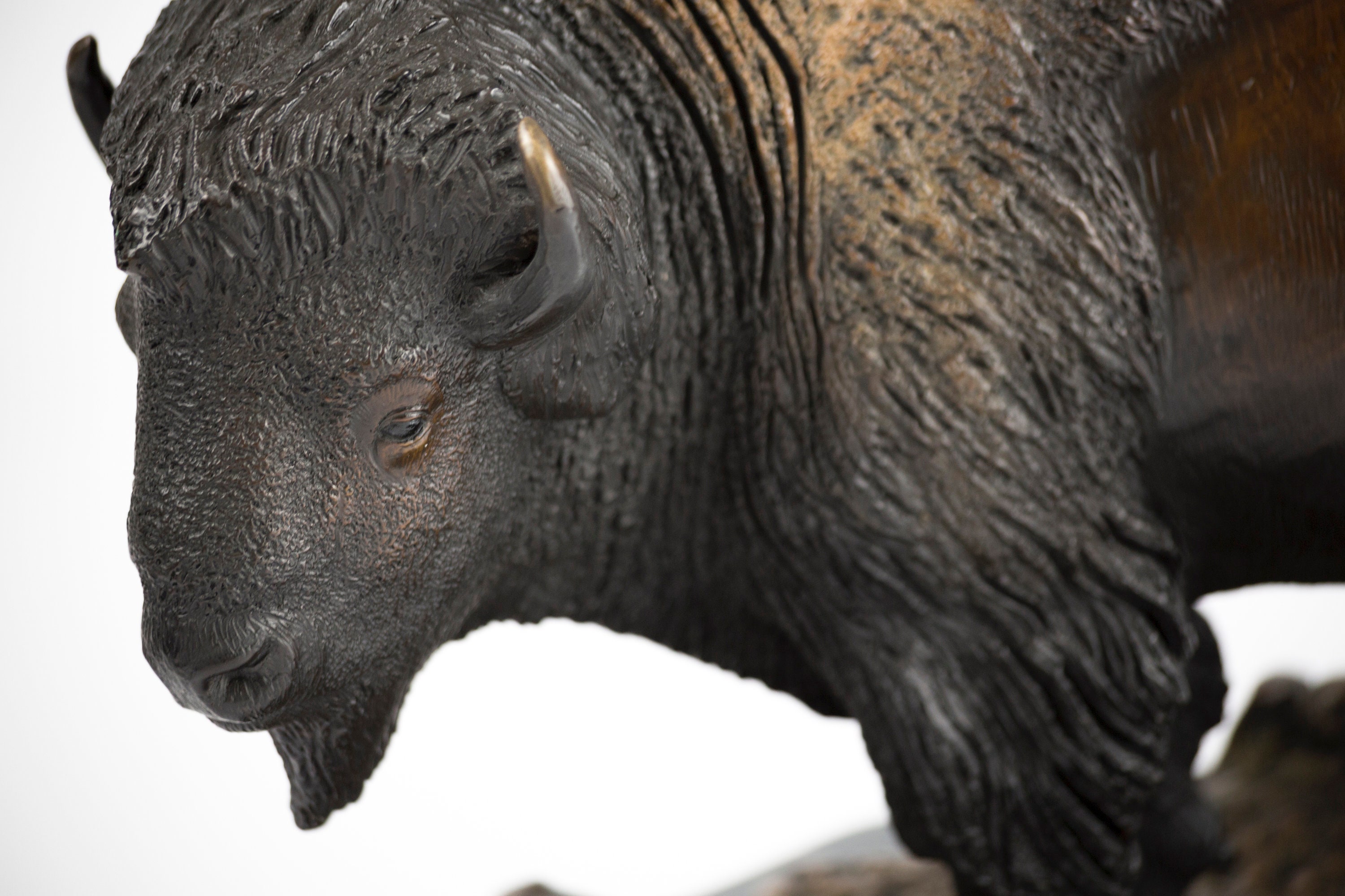 Bronze Buffalo Sculpture "the Earth" - Etsy