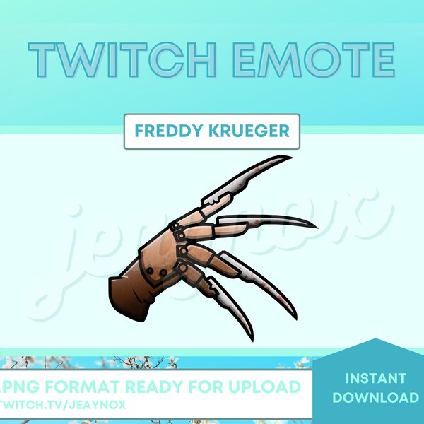 Freddy Krueger Emote - Etsy